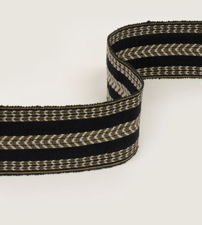 Chevron Tape Trimmings in Black by Jim Thompson | Jane Clayton