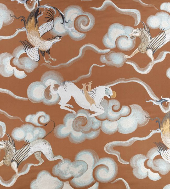 Chimera Fabric in Copper by Black Edition | Jane Clayton