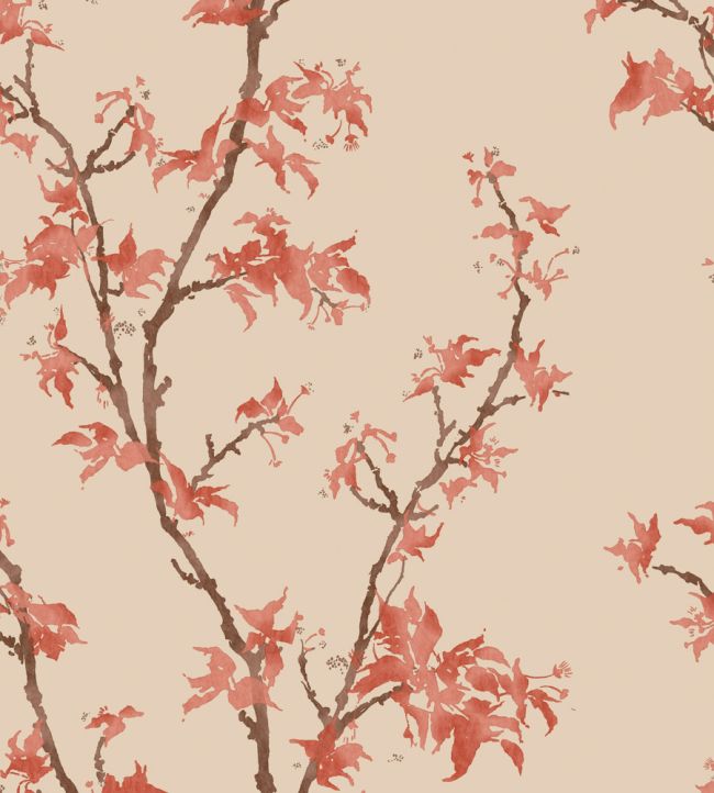 Chinese Branch Wallpaper in Ginger by Cole & Son | Jane Clayton
