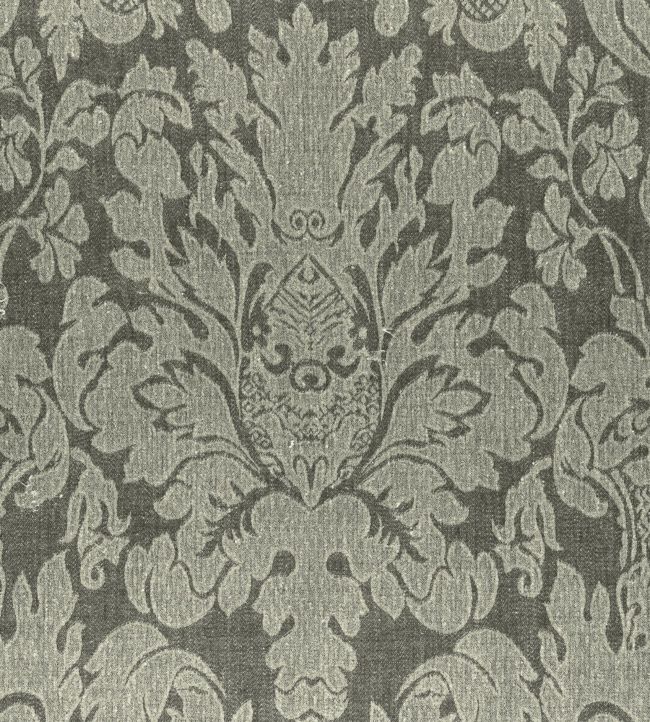 Valentina Fabric by Clarke & Clarke in Charcoal | Jane Clayton