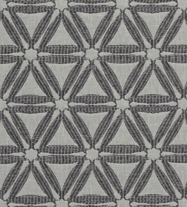 Delta Fabric by Studio G in Charcoal | Jane Clayton