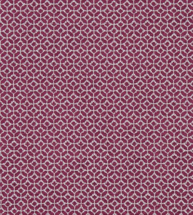 Orbit Fabric by Clarke & Clarke in Raspberry | Jane Clayton
