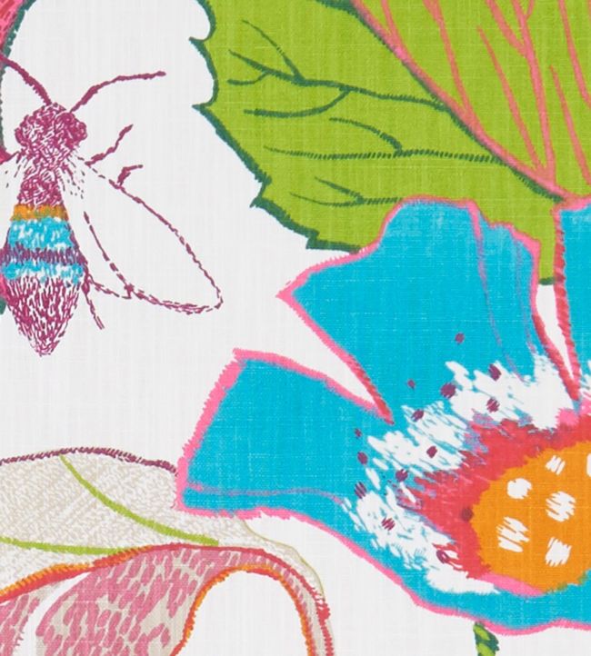 Lotus Fabric by Clarke & Clarke in Summer | Jane Clayton