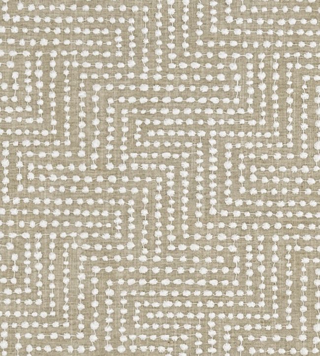 Solitaire Fabric by Clarke & Clarke in Linen | Jane Clayton