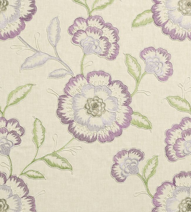 Richmond Fabric by Clarke & Clarke in Heather | Jane Clayton