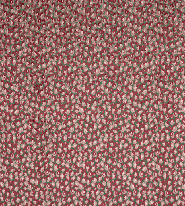 Cleo Fabric in Pink/Green by Jane Churchill | Jane Clayton