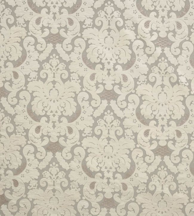 Brockham Fabric by Colefax And Fowler in Silver | Jane Clayton