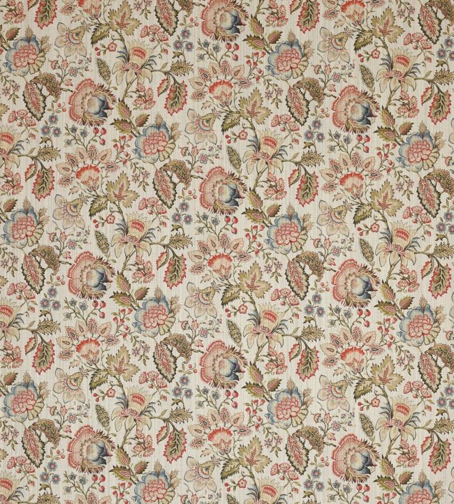 Corrigan Fabric by Colefax and Fowler in Tomato/Sand | Jane Clayton