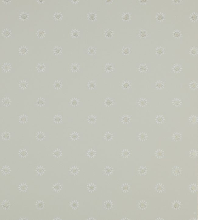 Larissa Wallpaper by Colefax and Fowler in Silver | Jane Clayton