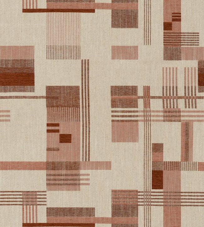 Colony Fabric in Red by Nobilis | Jane Clayton