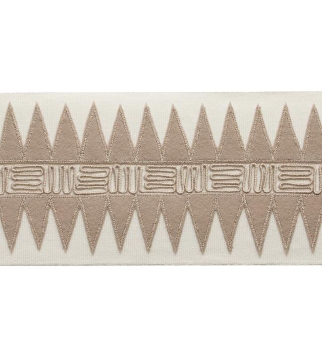 Corrales Applique Border Trimmings in White Sands by Samuel & Sons ...