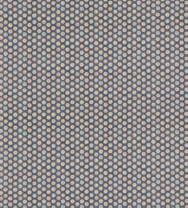 Court Buttons Fabric in Indigo by GP & J Baker | Jane Clayton