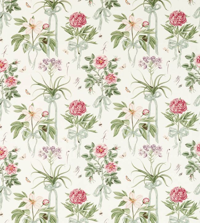 Cupids Beau Fabric in Parchment/Madder by Sanderson | Jane Clayton