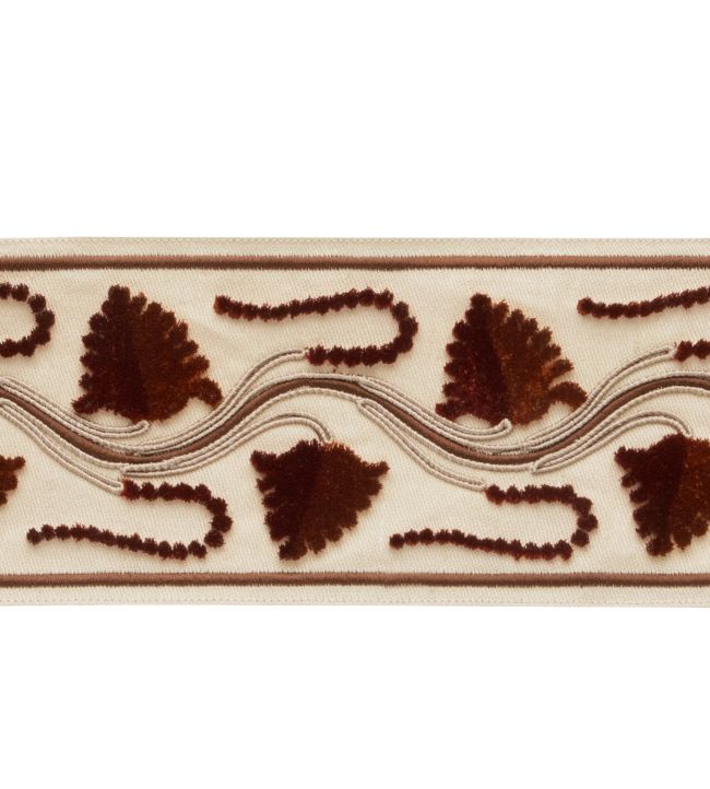 Daphne Velvet Border Trimmings in Terra by Samuel & Sons | Jane Clayton