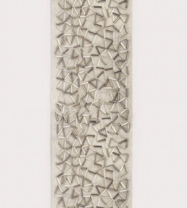 Dapple Tape Trimmings in Silver & Flax by Jim Thompson | Jane Clayton