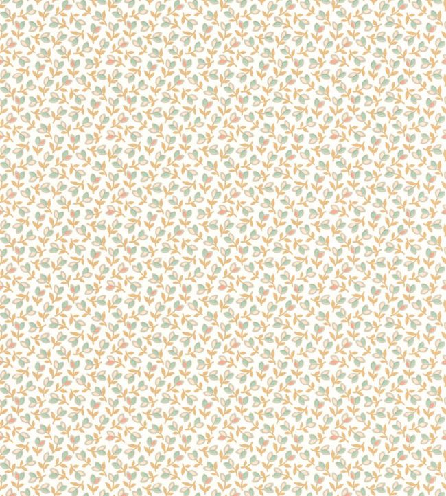 Darwin Tulip Wallpaper in Camel / Rose by Casadeco | Jane Clayton