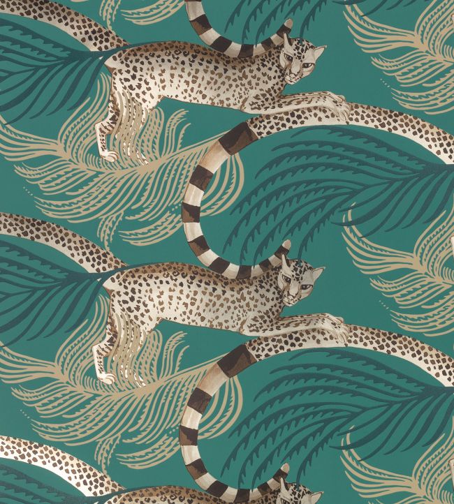 Delilah Wallpaper in Jade by Temperley London for Romo | Jane Clayton