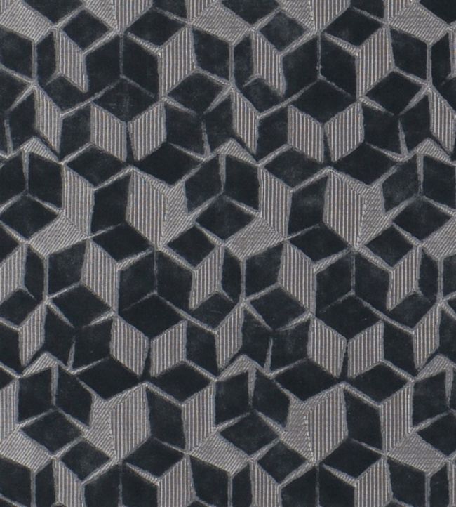 Fitzrovia Fabric by Designers Guild in Graphite | Jane Clayton