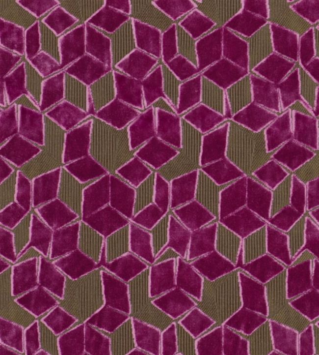 Fitzrovia Fabric by Designers Guild in Damson | Jane Clayton