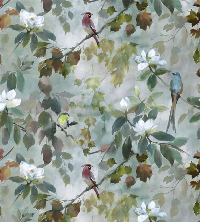 Maple Tree Fabric by Designers Guild in Celadon | Jane Clayton