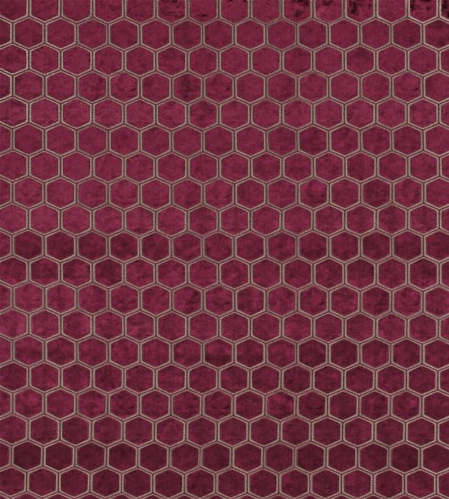 Manipur Fabric by Designers Guild in Garnet | Jane Clayton