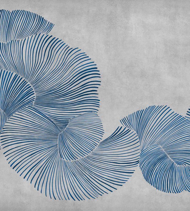 Diving Moment Wallpaper mural in Blue by Coordonne | Jane Clayton