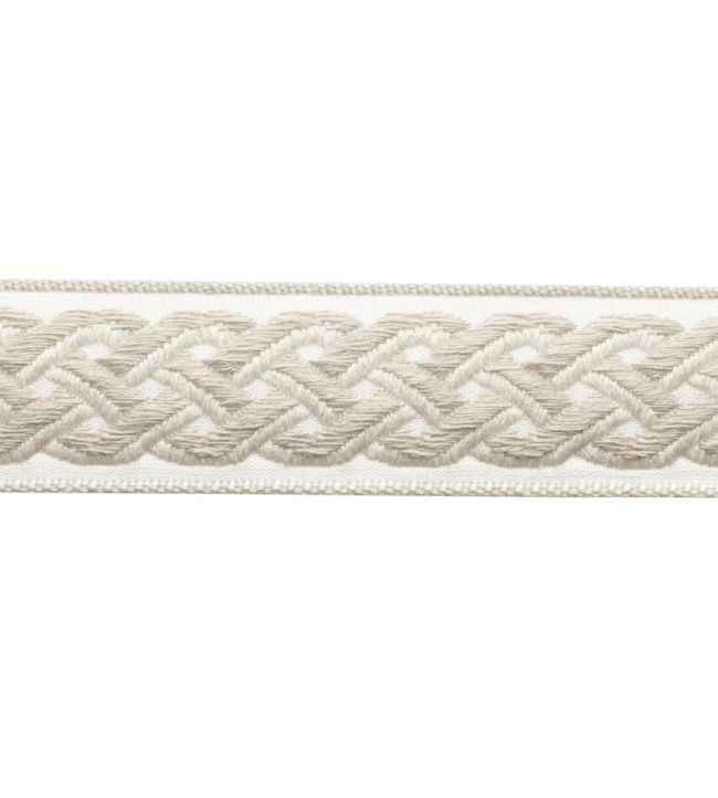 Dorset Braided Border Trimmings in Oyster by Samuel & Sons | Jane Clayton
