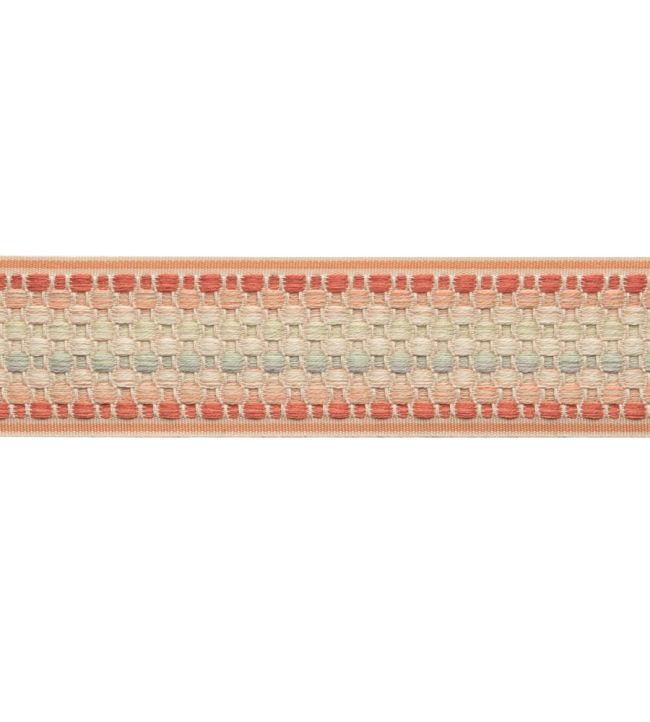 Dorset Ombre Border Trimmings in Coral by Samuel & Sons | Jane Clayton