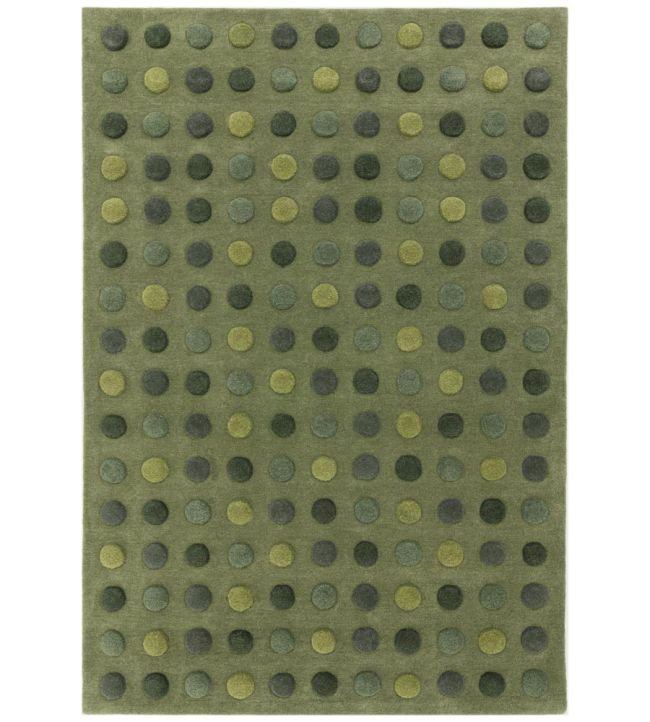 Dotty Rug in Green by Asiatic | Jane Clayton