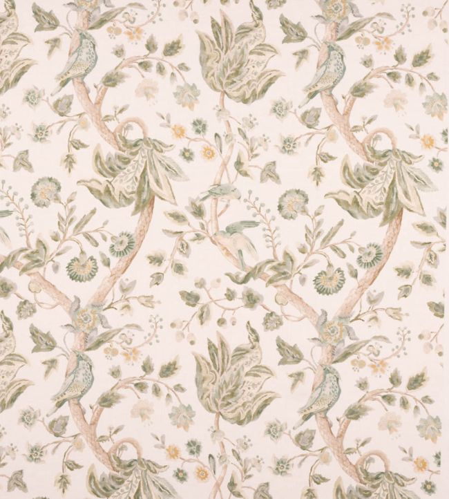 Durlston Fabric in Forest Green by Colefax and Fowler | Jane Clayton