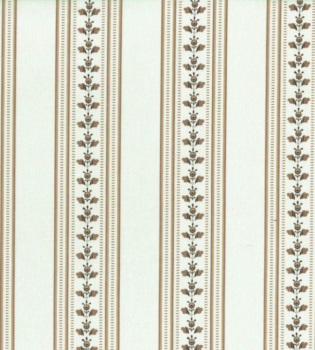 Eastern Stripe Fabric in Nutmeg by Titley and Marr | Jane Clayton