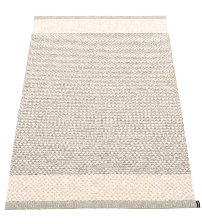 Edit Rug in Linen/Vanilla/Stone Metallic by Pappelina | Jane Clayton
