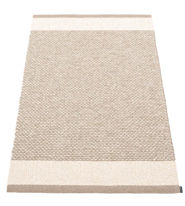 Edit Rug in Mud/Vanilla/Linen Metallic by Pappelina | Jane Clayton
