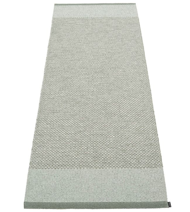 Edit Runner Rug in Army/Sage/Stone Metallic by Pappelina | Jane Clayton