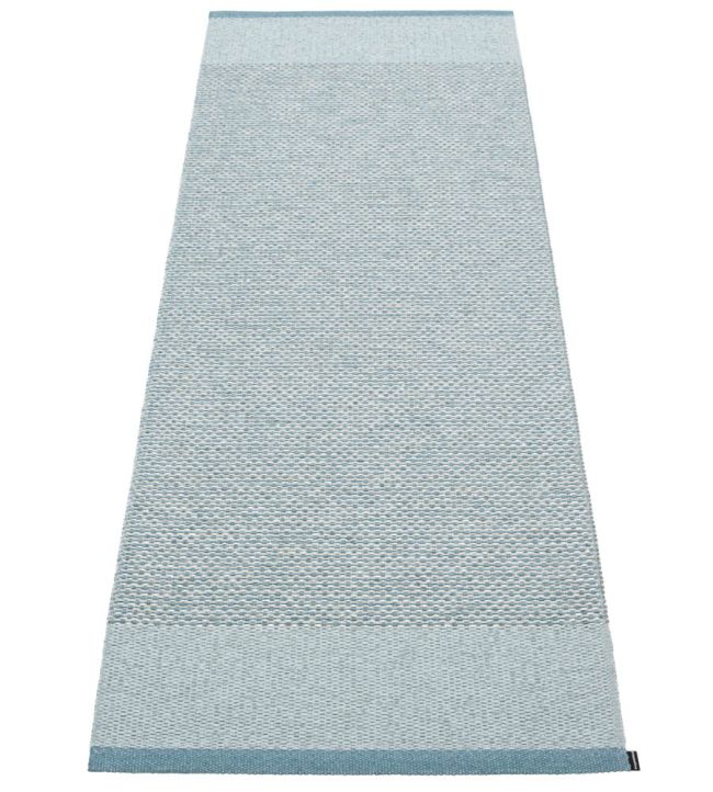 Edit Runner Rug in Dove Blue/Blue Fog/Stone Metallic by Pappelina ...