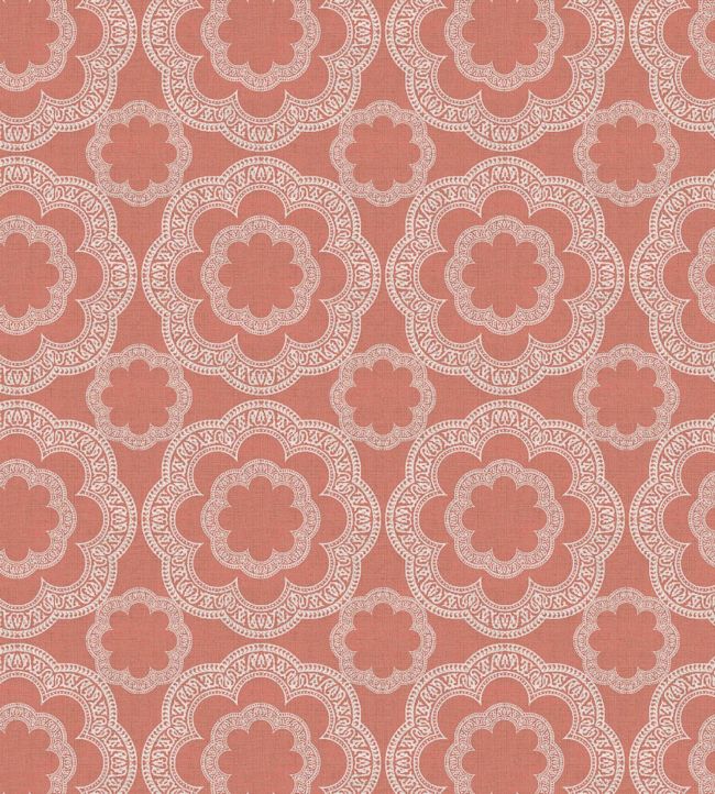 Nisa Fabric by Elanbach in Coral | Jane Clayton