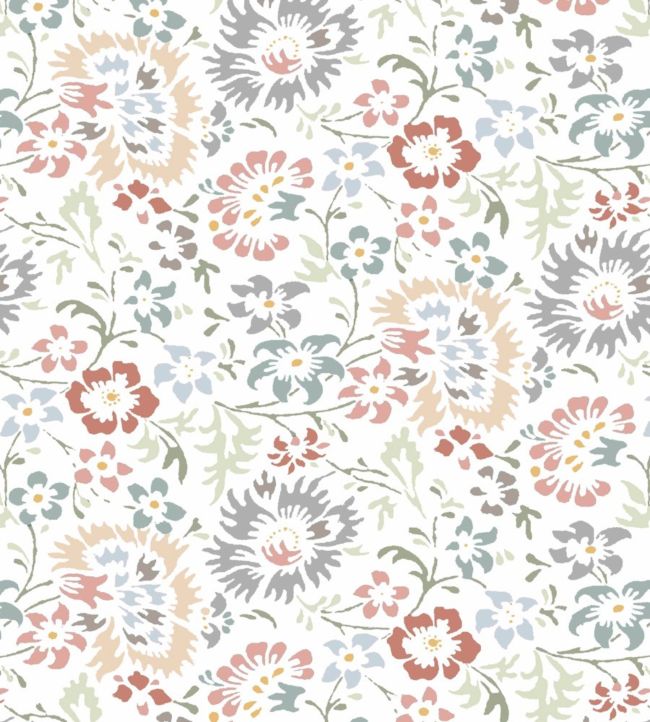 Apple Blossom Fabric by Elanbach in Dove | Jane Clayton