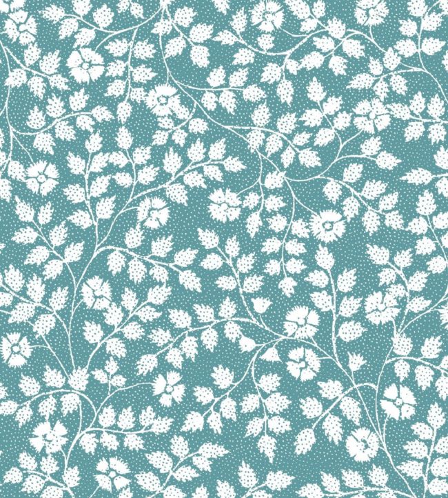 Wisp Fabric by Elanbach in Teal | Jane Clayton