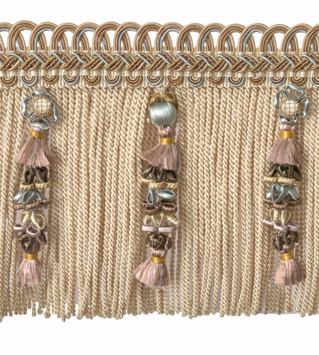 Embellished Bullion Fringe 130mm Trimmings in Brun Vision by Houles ...