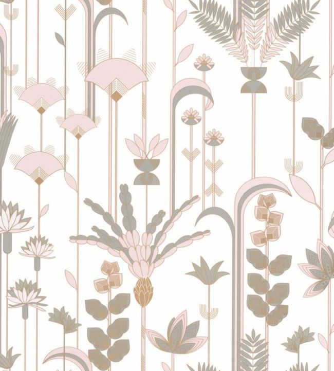 Ephemeral Wallpaper in Golden Almond Green by Caselio | Jane Clayton
