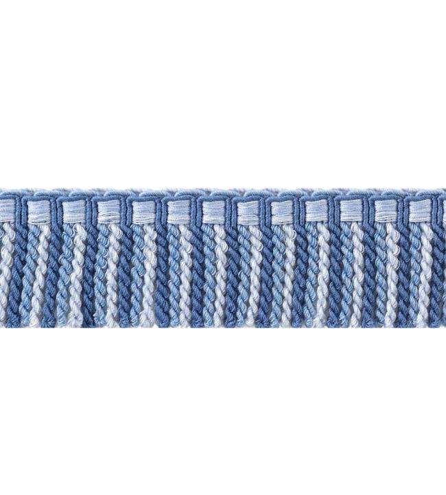 Esme Fringe Trimmings in French Blue and Sky by Thibaut | Jane Clayton