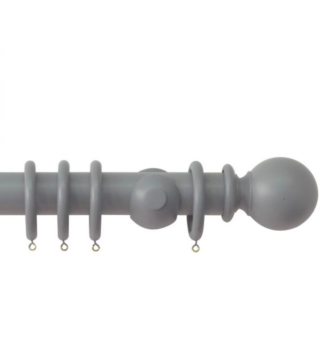 Estate 180cm Pole in Lead with Ball finial by Jones | Jane Clayton