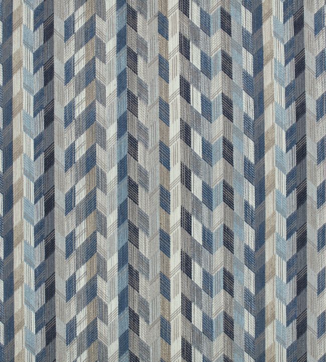 Etto Fabric in Indigo by Romo | Jane Clayton