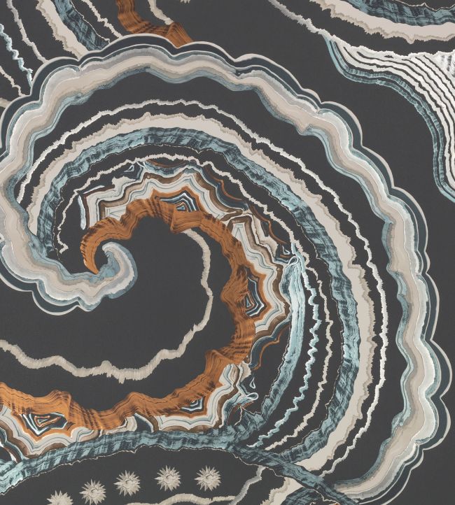 Fantasia Wallpaper in Eclipse by Temperley London for Romo | Jane Clayton