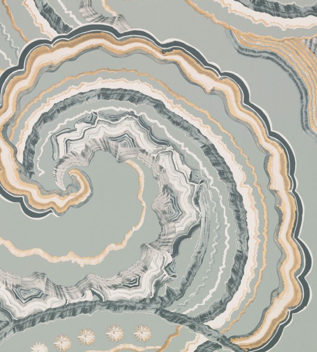 Fantasia Wallpaper in Tourmaline by Temperley London for Romo | Jane ...