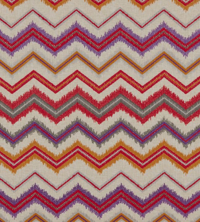 Festival Fabric in Flame by Warwick | Jane Clayton