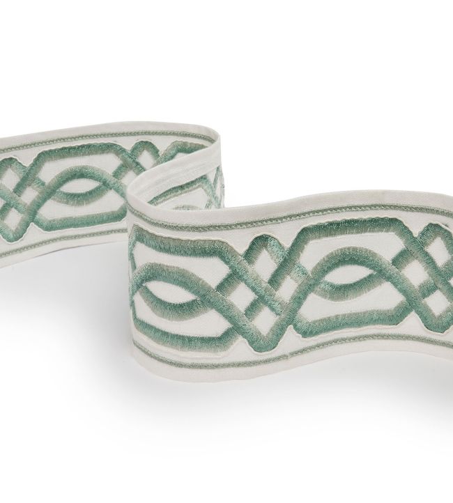 Fete Key Braid Trimming in French Grey by James Hare | Jane Clayton