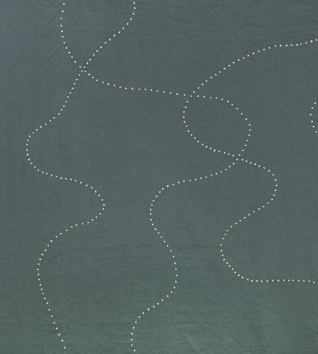 Figure Fabric in Denim by Kirkby Design | Jane Clayton