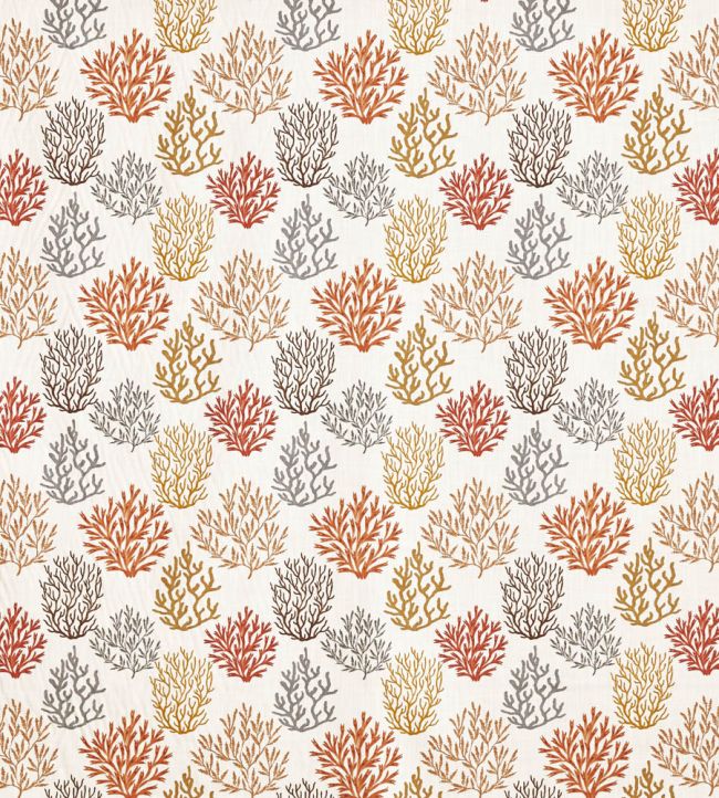 Fistral Fabric in Coral by Prestigious Textiles | Jane Clayton