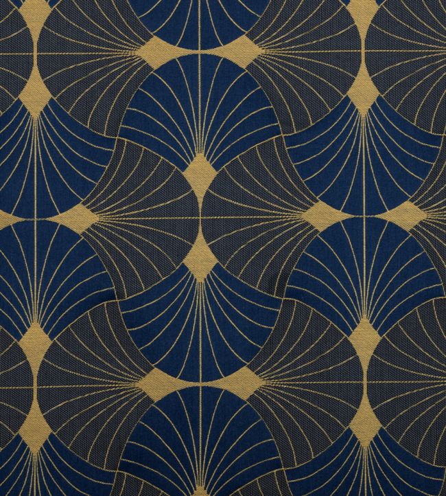 Flabella Fabric in Marine by Lelievre | Jane Clayton